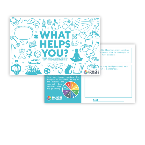 What Helps Me Campaign Cards – Sources of Strength